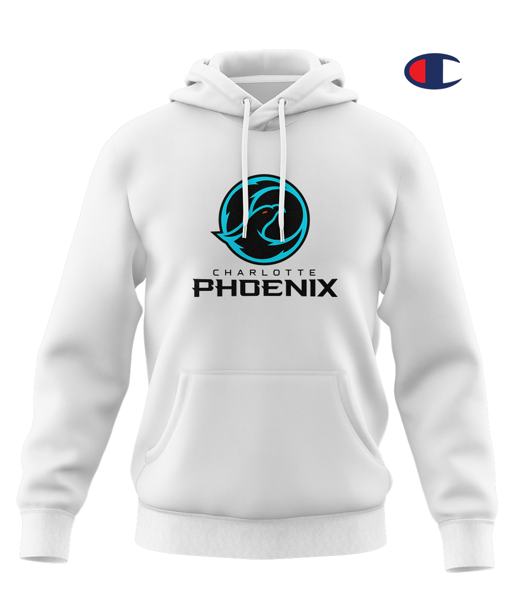 CLT PHOENIX - HOODIE - White – Emerge Apparel